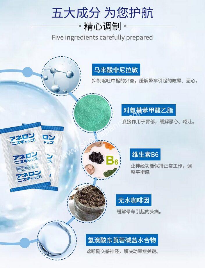 Aneron Varnish Cap 10 Capsules Latest Package 白兔制药晕车药晕船药 Expiry Date ...