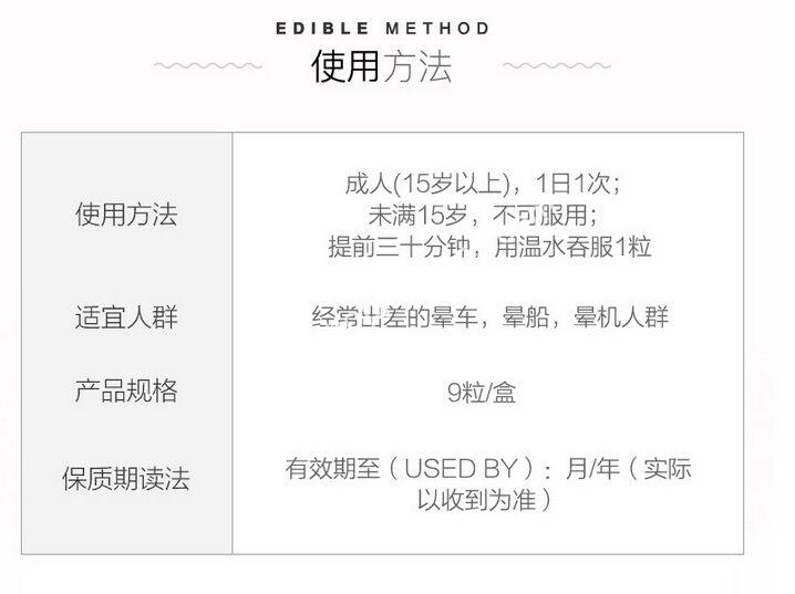 Aneron Varnish Cap 10 Capsules Latest Package 白兔制药晕车药晕船药 Expiry Date ...