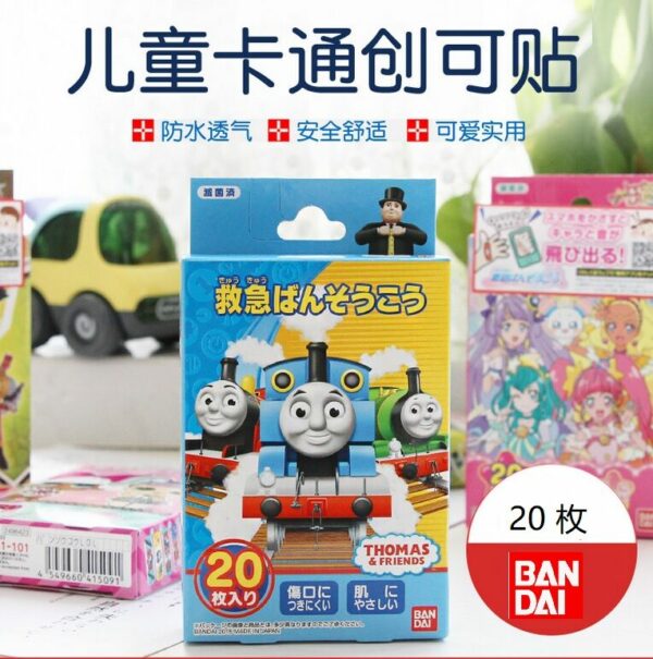 Bandai First-aid Adhesive Tape Thomas Plasters 20 Pieces 托马斯创可贴 | Shop ...