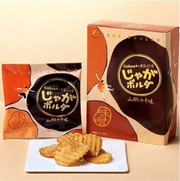 Pre-Order Calbee×Tokyo Banana Limited Potato Chips San Pepper Miso 4 ...