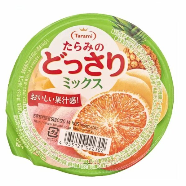 Tarami Fruit Jelly With Mixed Fruit Chunks (Dossari Mix) | Shop Japan